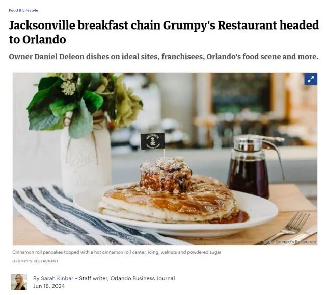 Grumpy's Blog — Grumpy's Restaurant