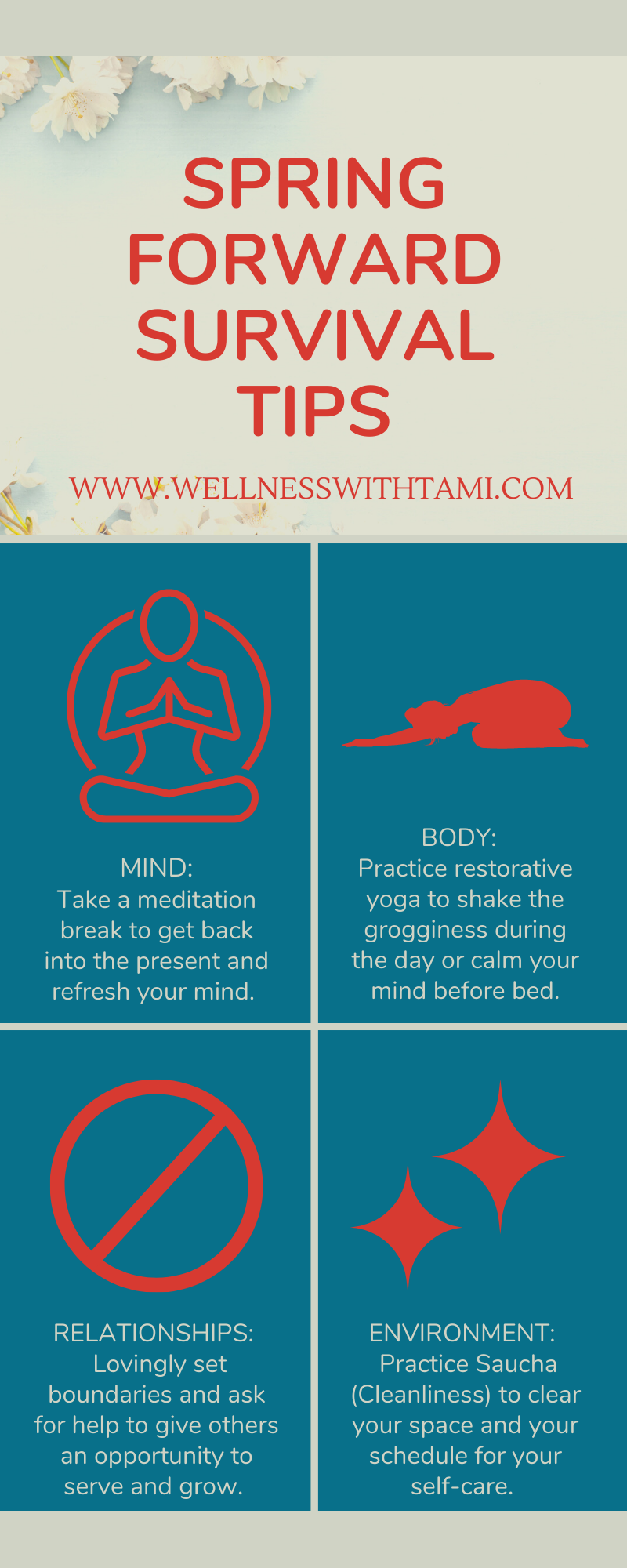 4 Quick "Spring Forward" Survival Tips — Wellness with Tami Inc.