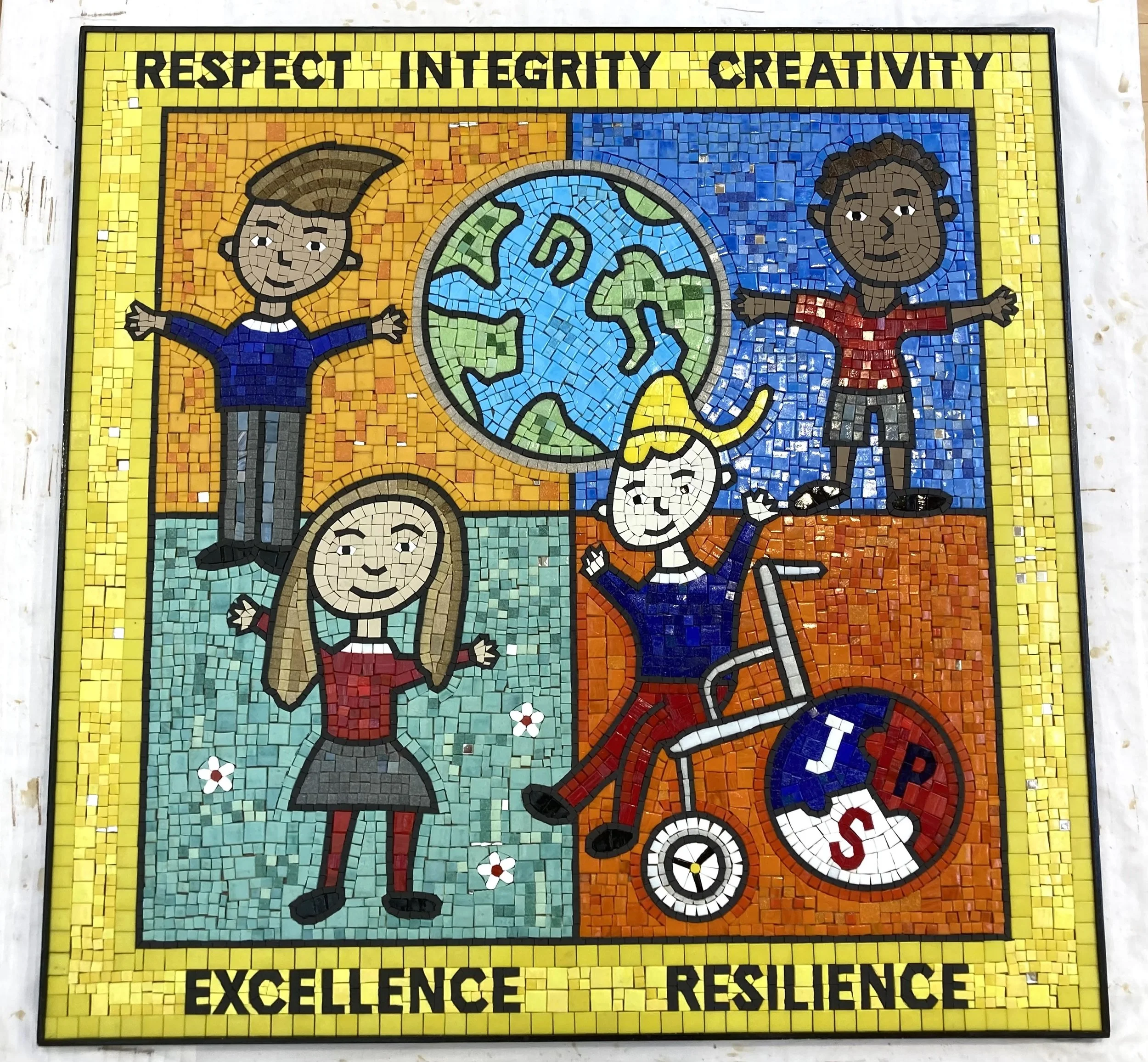 SQUARED CIRCLE MOSAIC STUDIO — Mosaics for children in schools, London