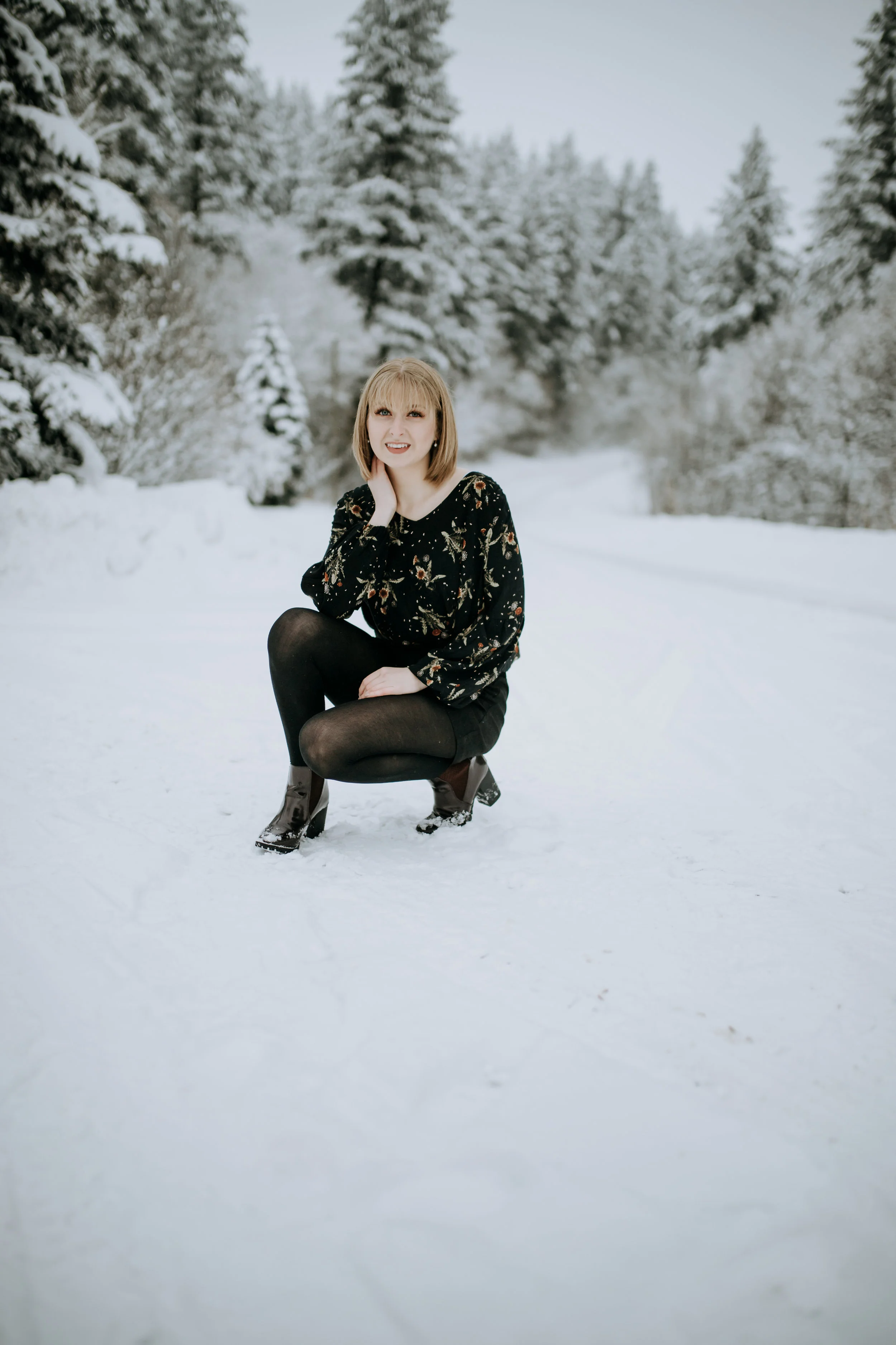 Senior session in the snow! — Brekka Hartman Photography - Wedding ...