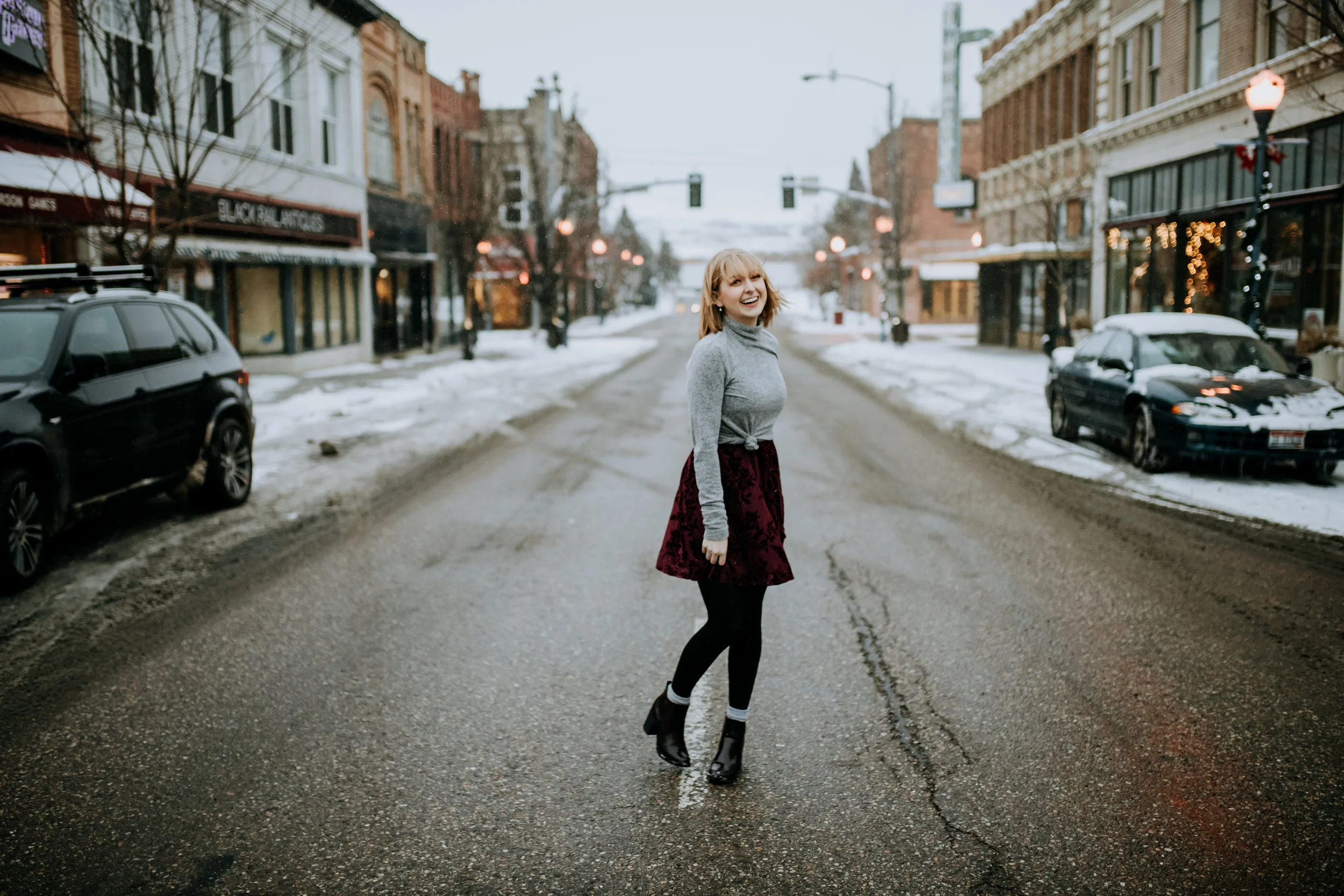 Senior session in the snow! — Brekka Hartman Photography - Wedding ...