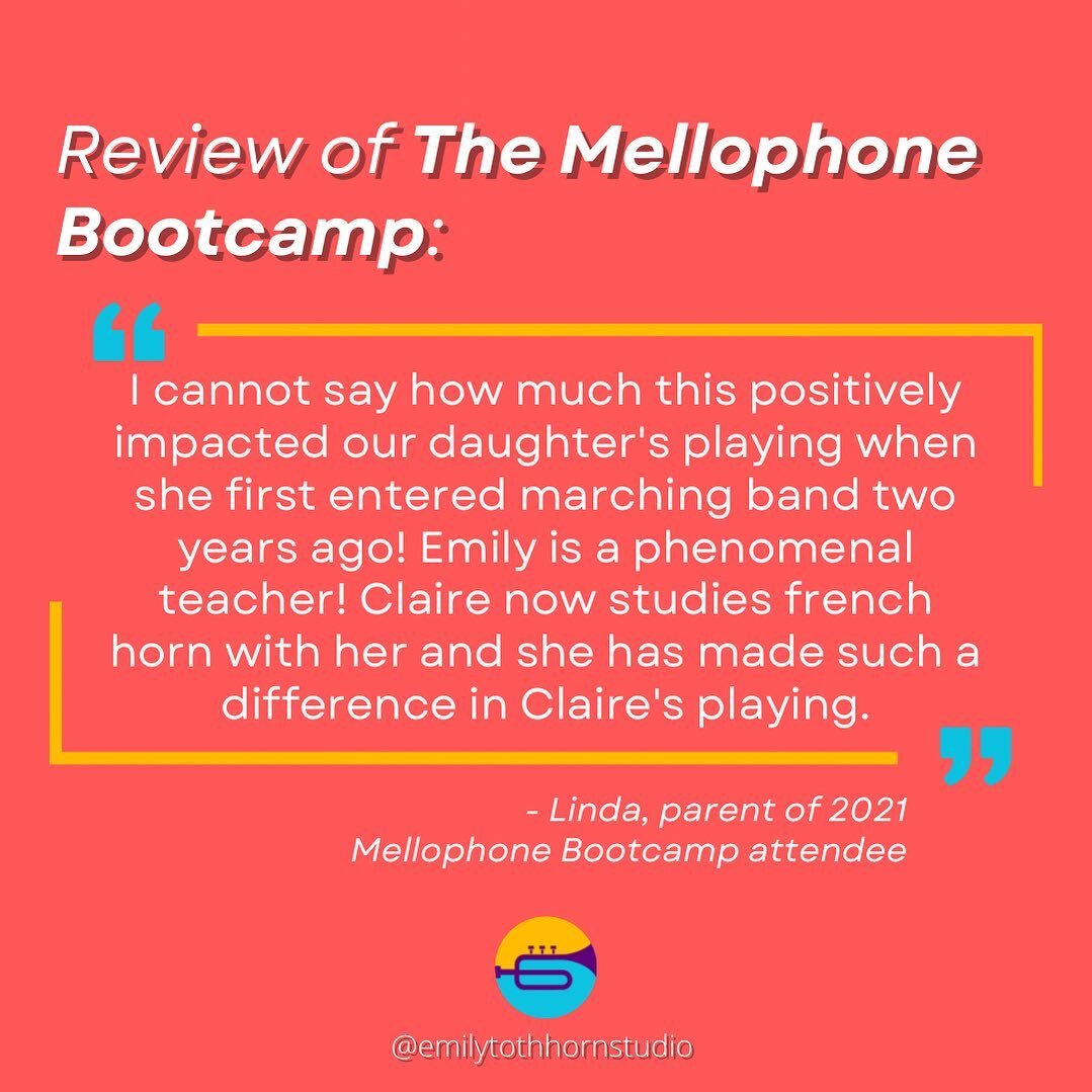 Emily Toth | French Horn and Brass Educator | Mellophone Bootcamp ...