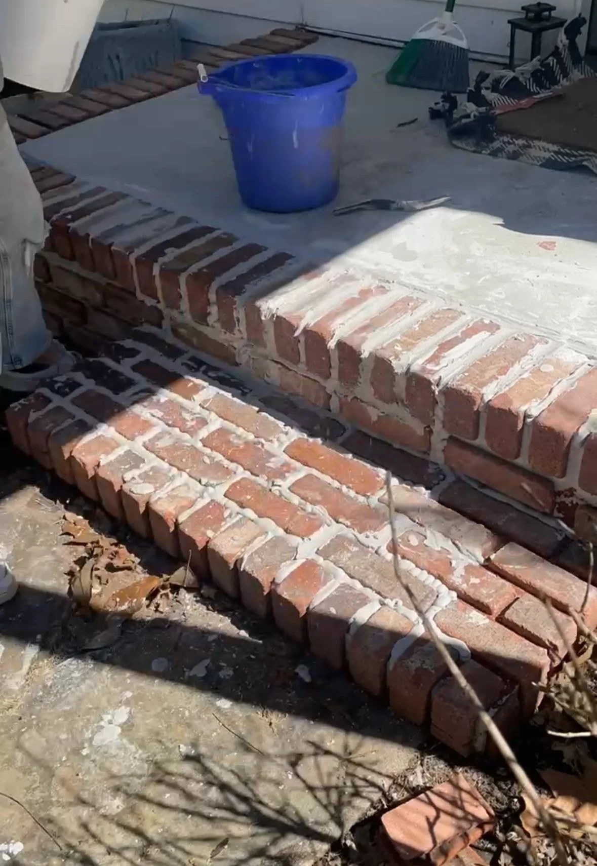 How to Install Thin Brick Pavers to your Porch — The Modern Renovator