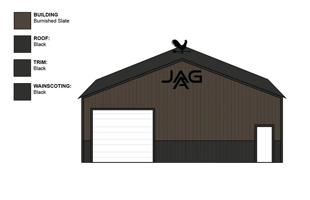 Our Color Options — JAG Buildings