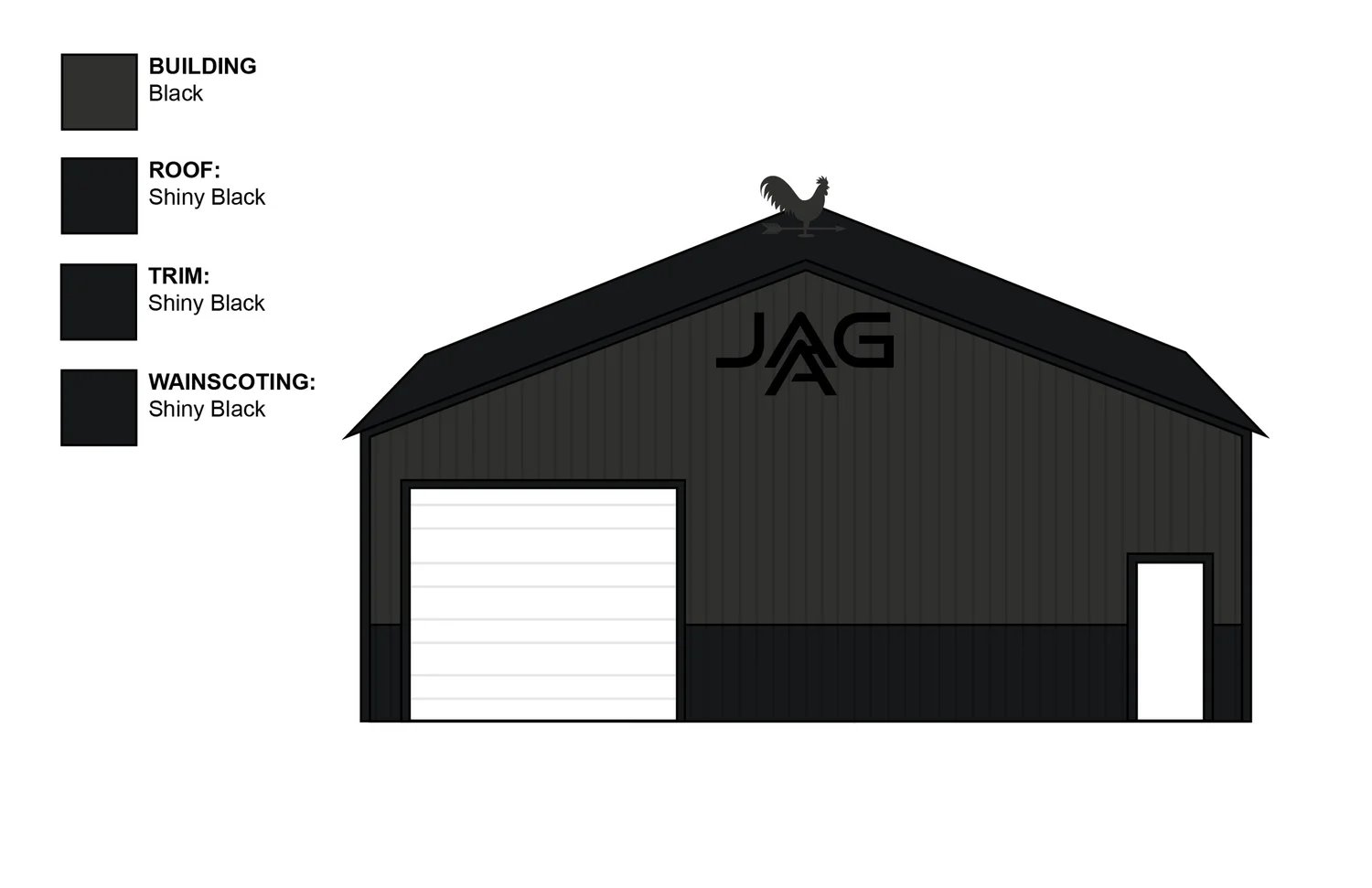 Our Color Options — JAG Buildings