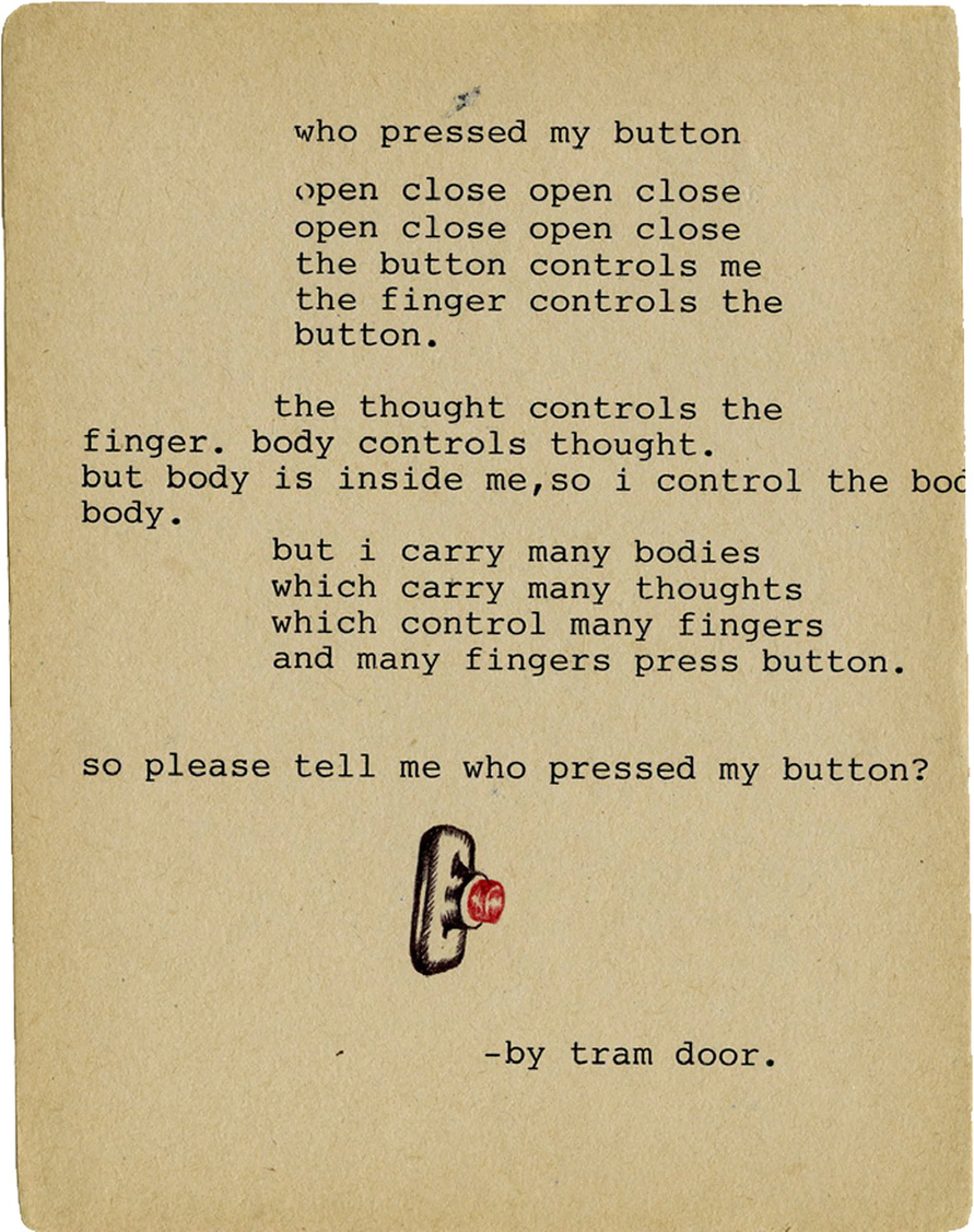 Bell Poem - Who pressed my button — GREY NOISE