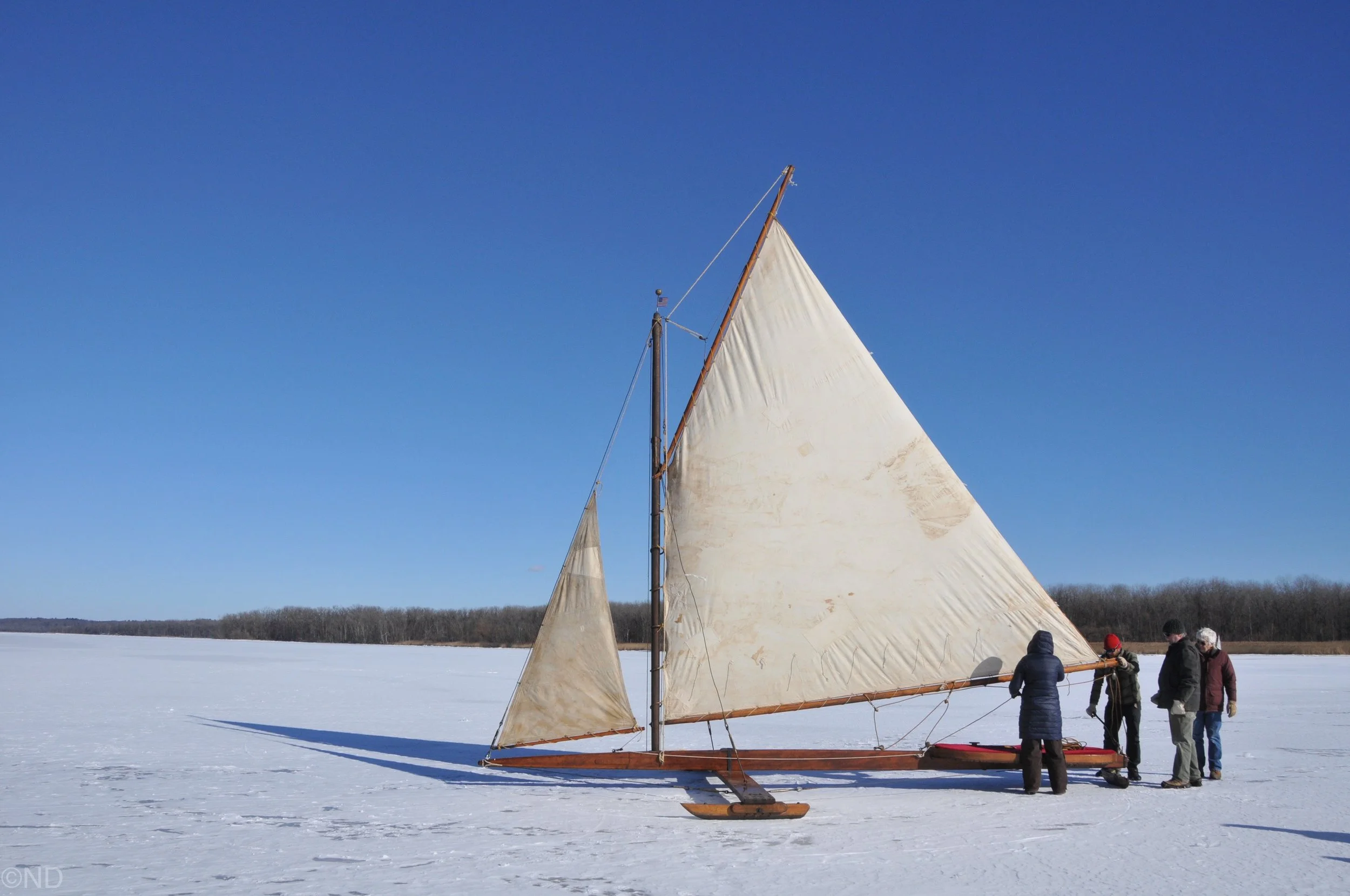 PHOTOS + VIDEO: Ice boats sailing on the Hudson River — HVNY