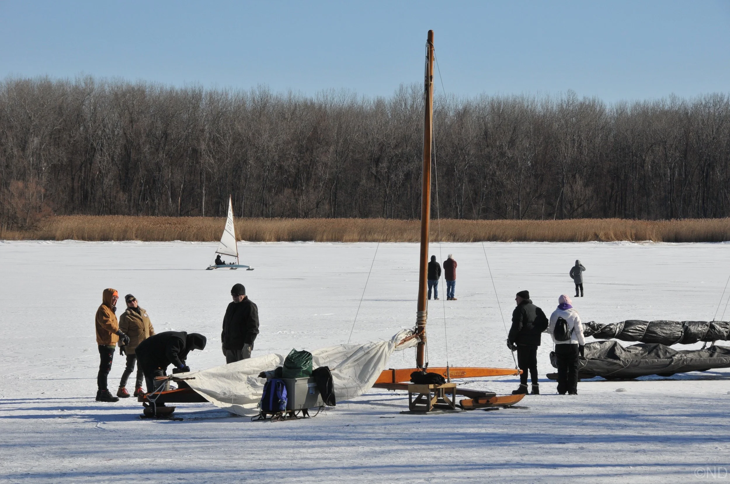 PHOTOS + VIDEO: Ice boats sailing on the Hudson River — HVNY
