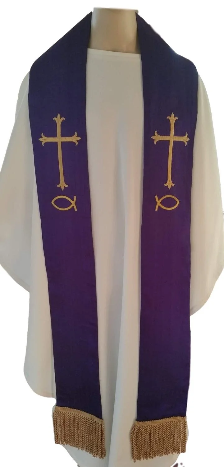 Handmade Liturgical Stoles for Priests and Deacons — Hosanna Vestments ...