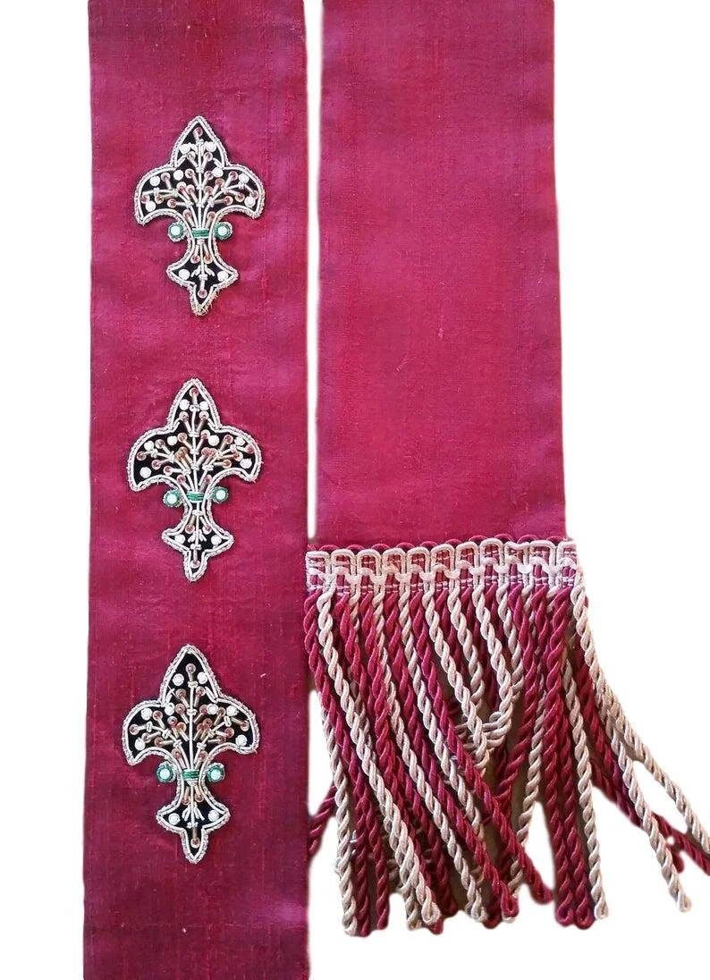 Handmade Liturgical Stoles for Priests and Deacons — Hosanna Vestments ...