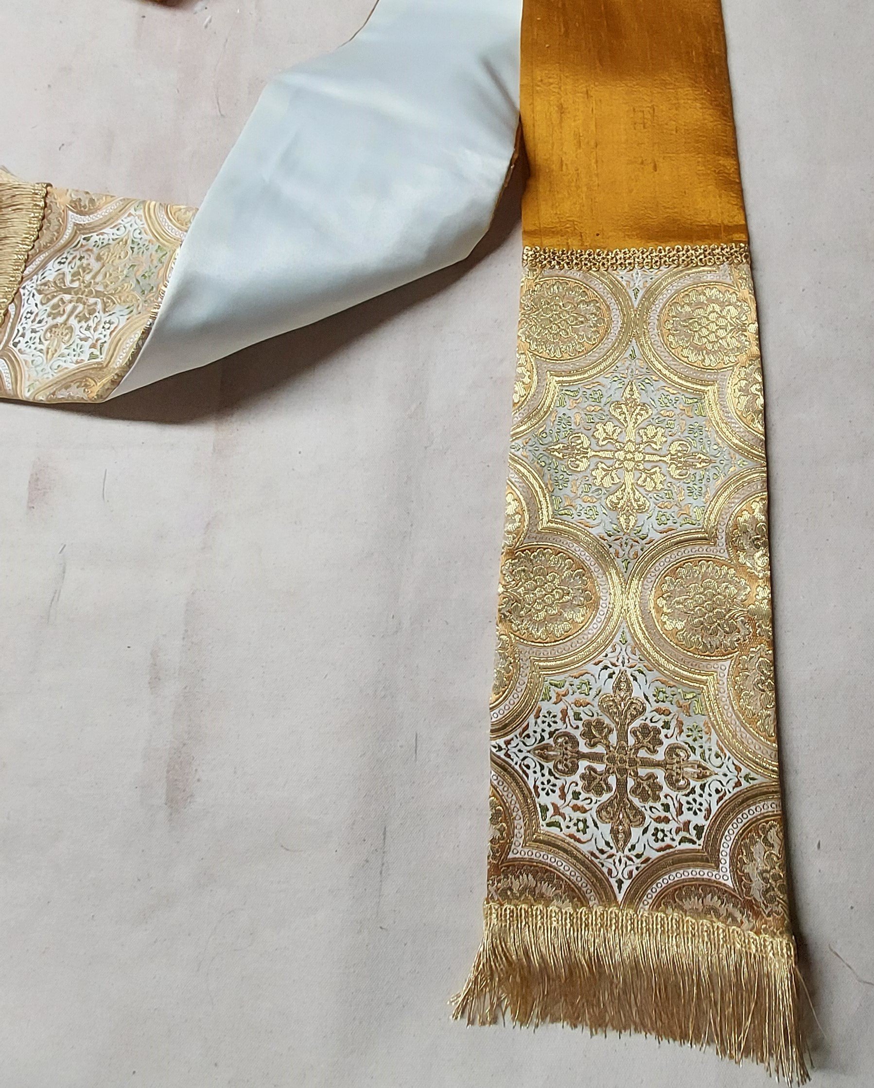 handmade priest stoles vestment stoles — Hosanna Vestments and Altar Linens