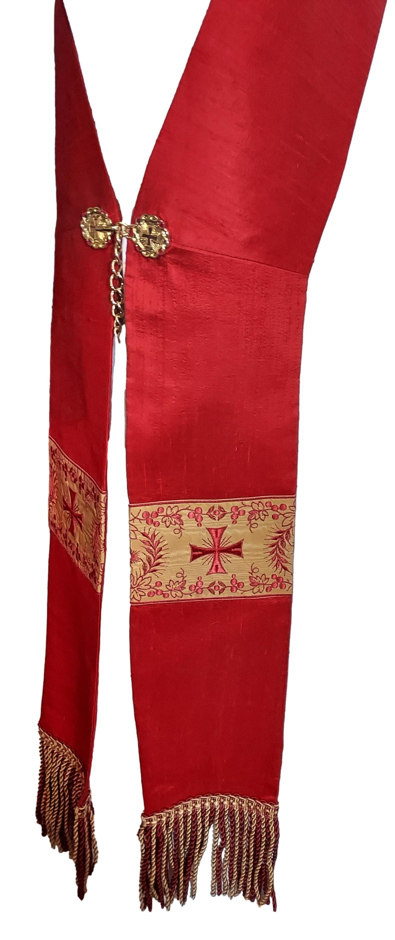 handmade priest stoles vestment stoles — Hosanna Vestments & Altar Linens