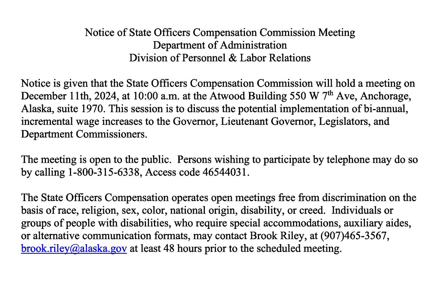 Reporting From Alaska- Time to abolish State Officers Compensation ...