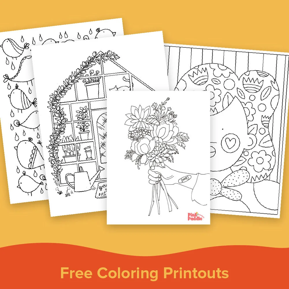 Free Printable Coloring Pages — Sunshine Craft Co