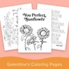 Galentine's Day Coloring Pages — Sunshine Craft Co