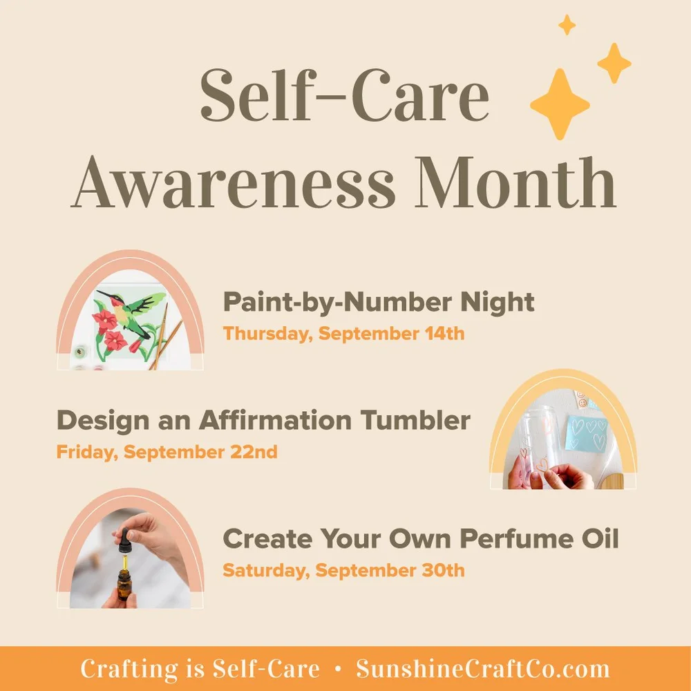 Crafting is Self-Care | Celebrating Self-Care Awareness Month this ...