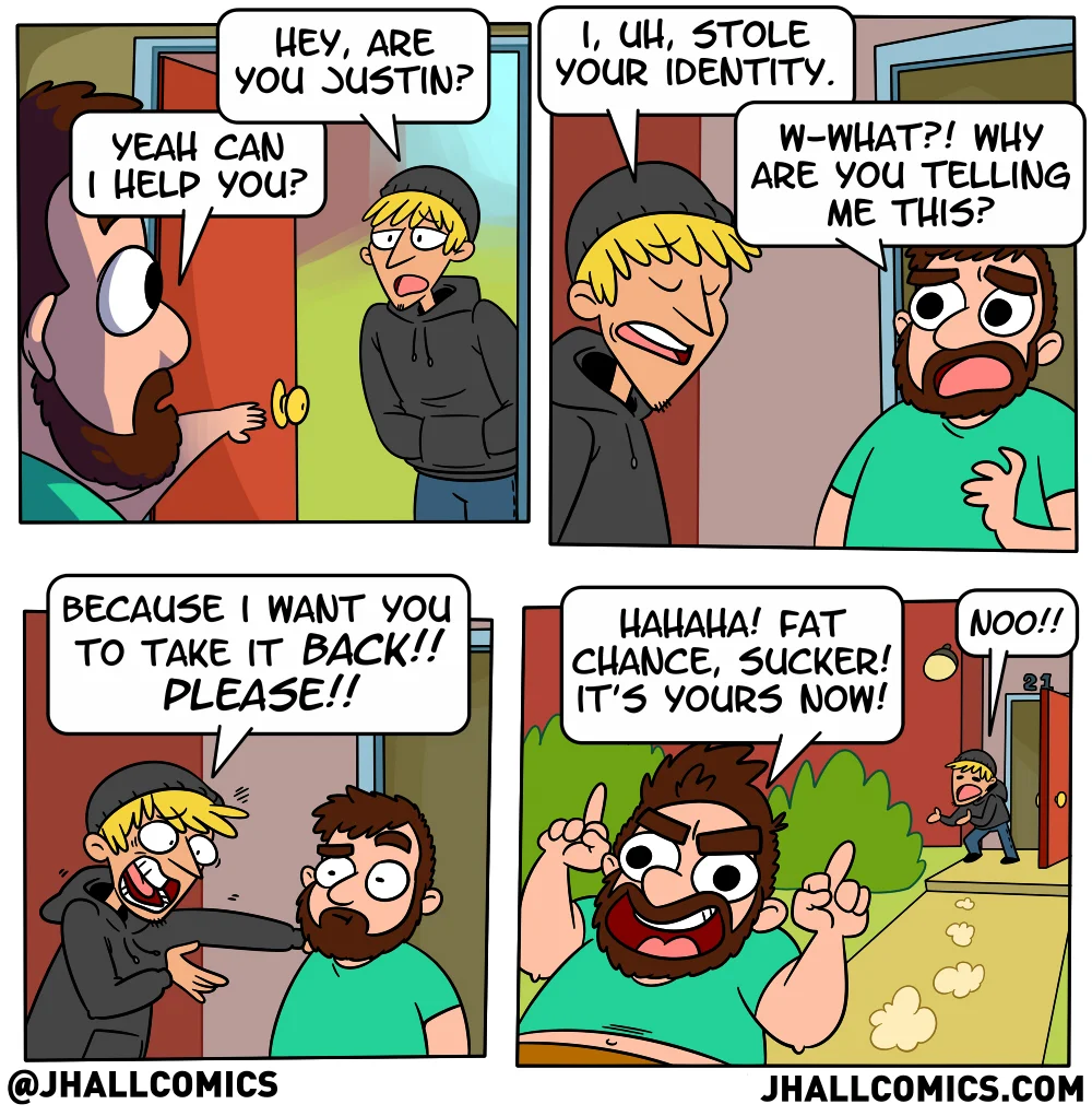Identity Theft — Jhallcomics