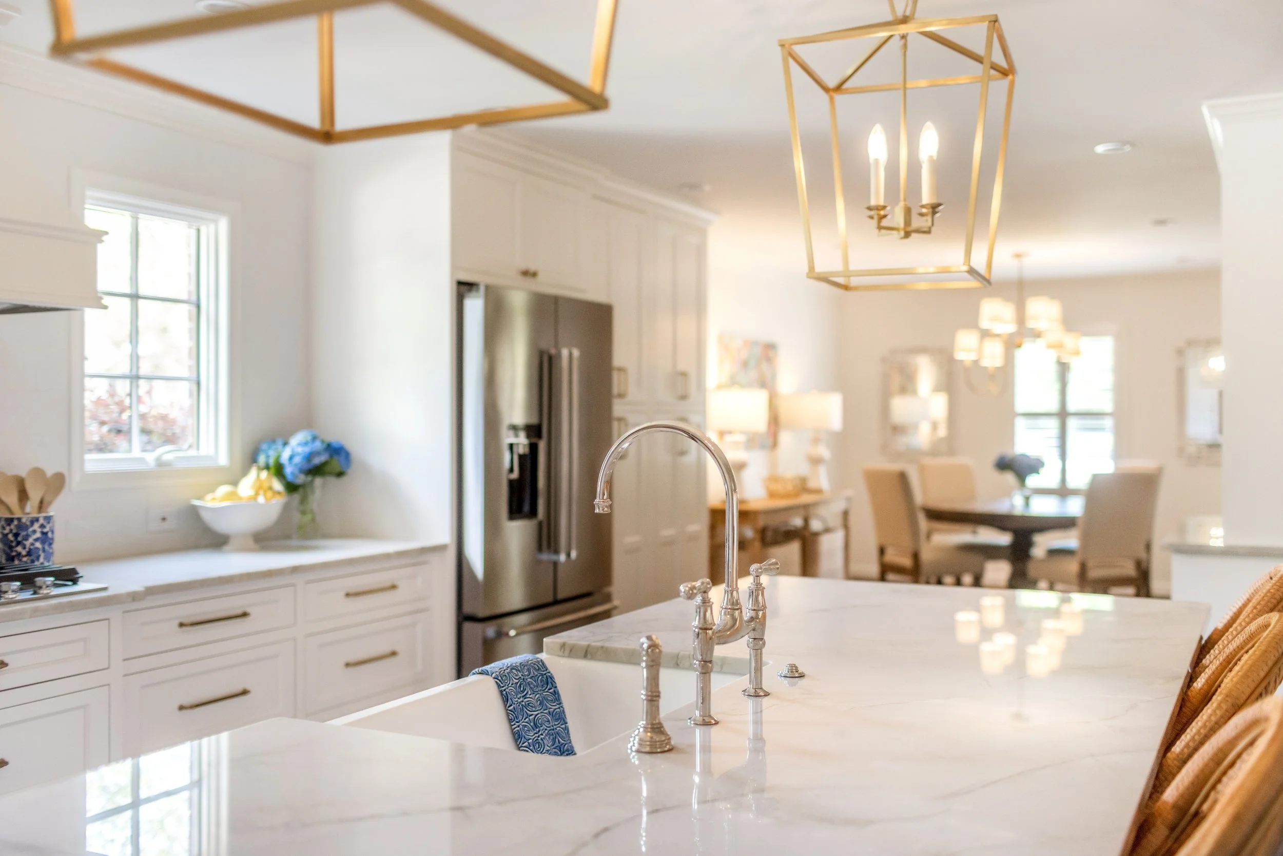 Classic White Kitchen with Handcrafted Details | Renovation | Greer, SC ...