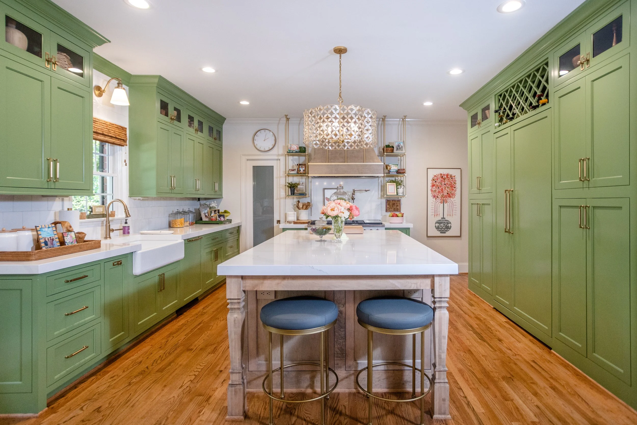 Bright and Eclectic Farmhouse Kitchen Design — Ashmore Builders Inc