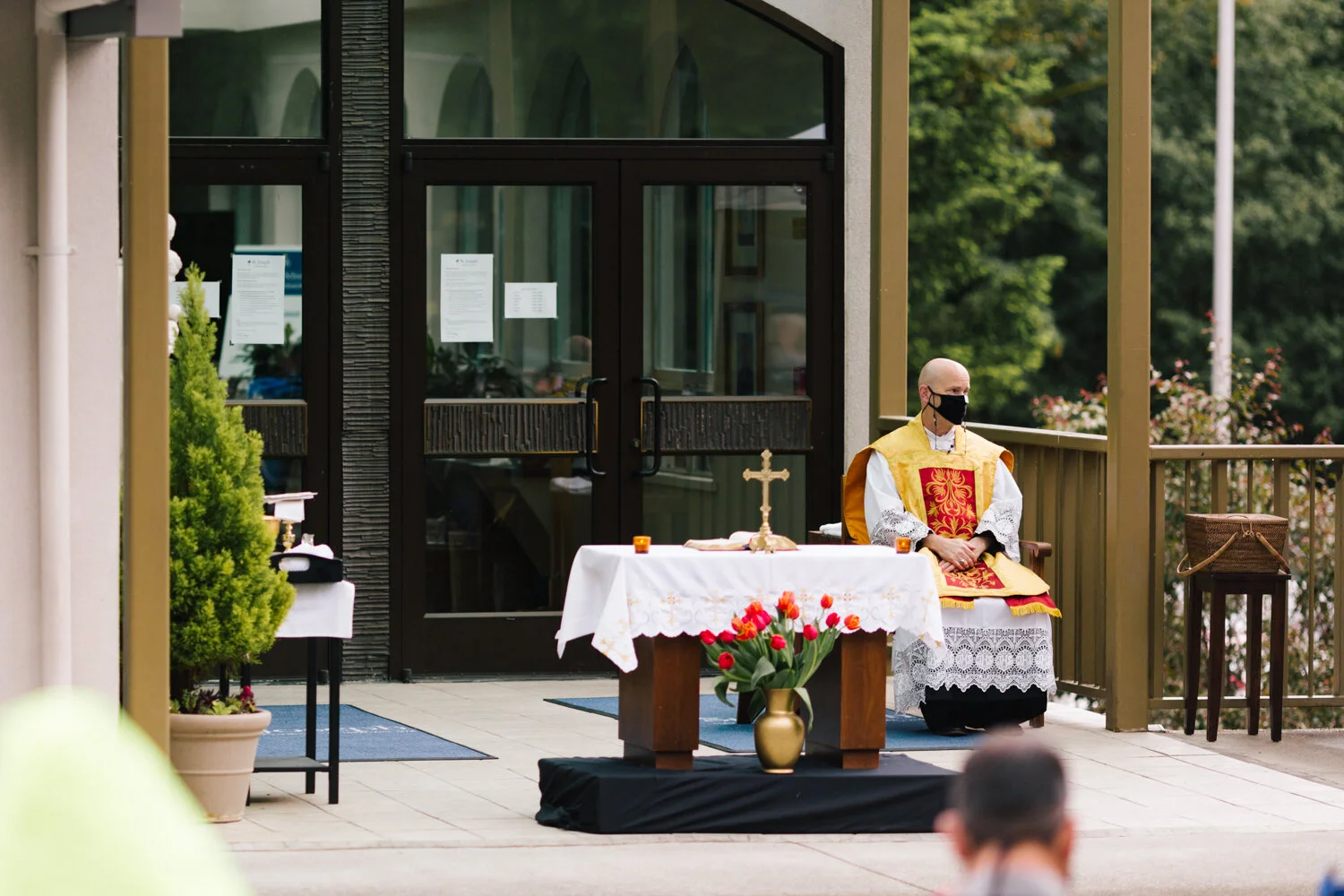 June 7 2020 Outdoor Mass — St. Joseph Catholic Church | Issaquah