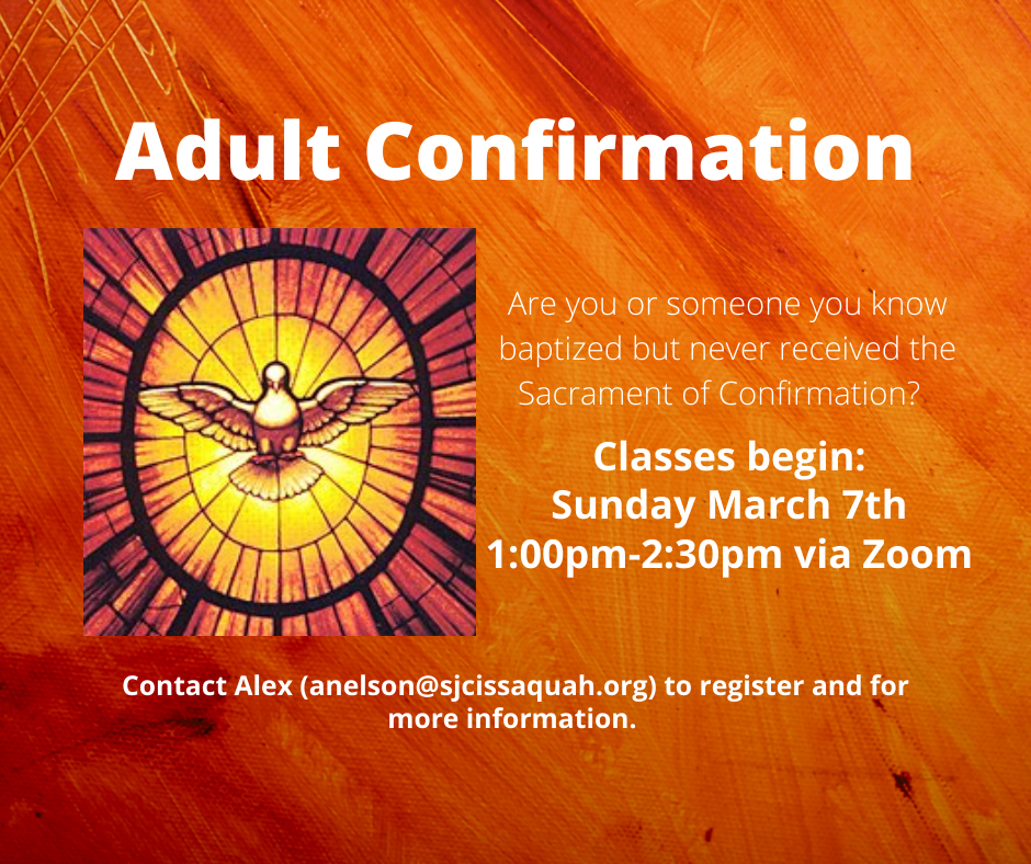 Catholic Adult Confirmation