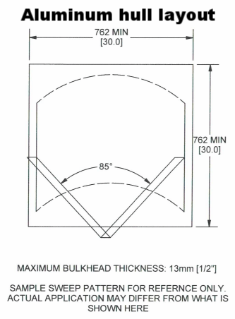 Marine Pantograph Wiper System Kit (minimum 30" x 30" glass) — AM Equipment