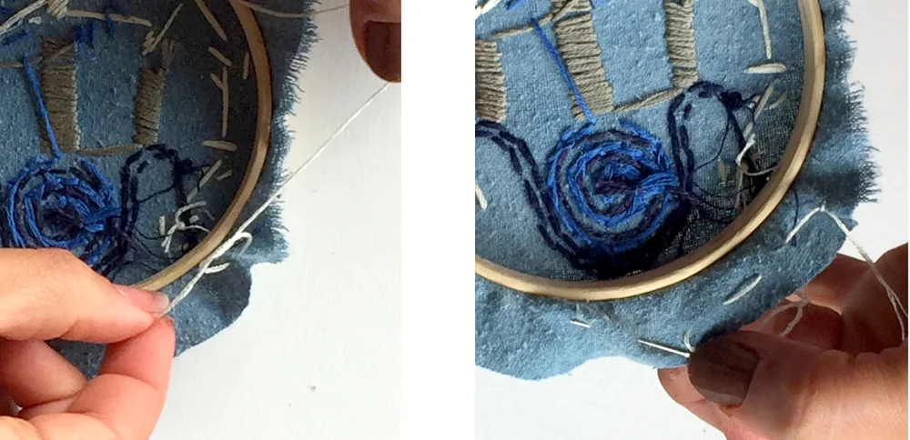 Finishing Touches: Framing Your Stitches — mixed color
