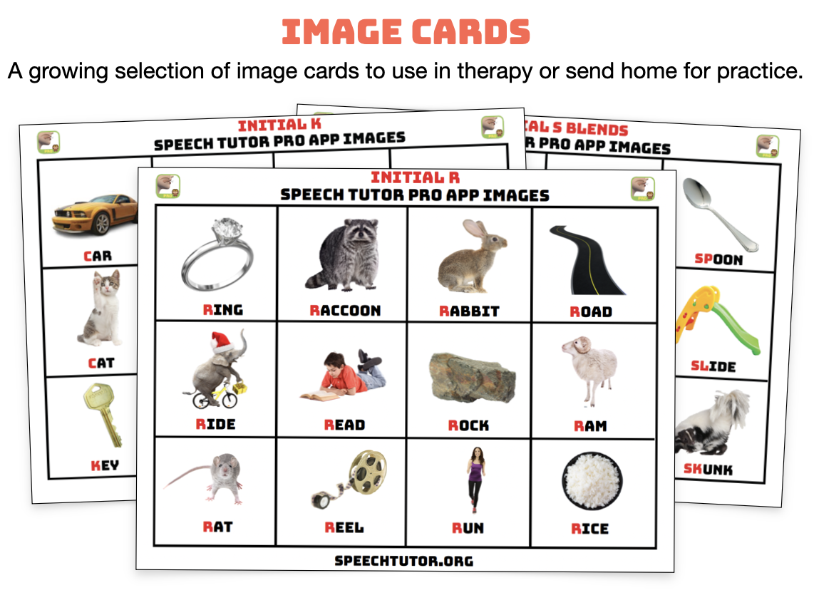 Free Articulation Printable Images & Worksheets — Speech Tutor