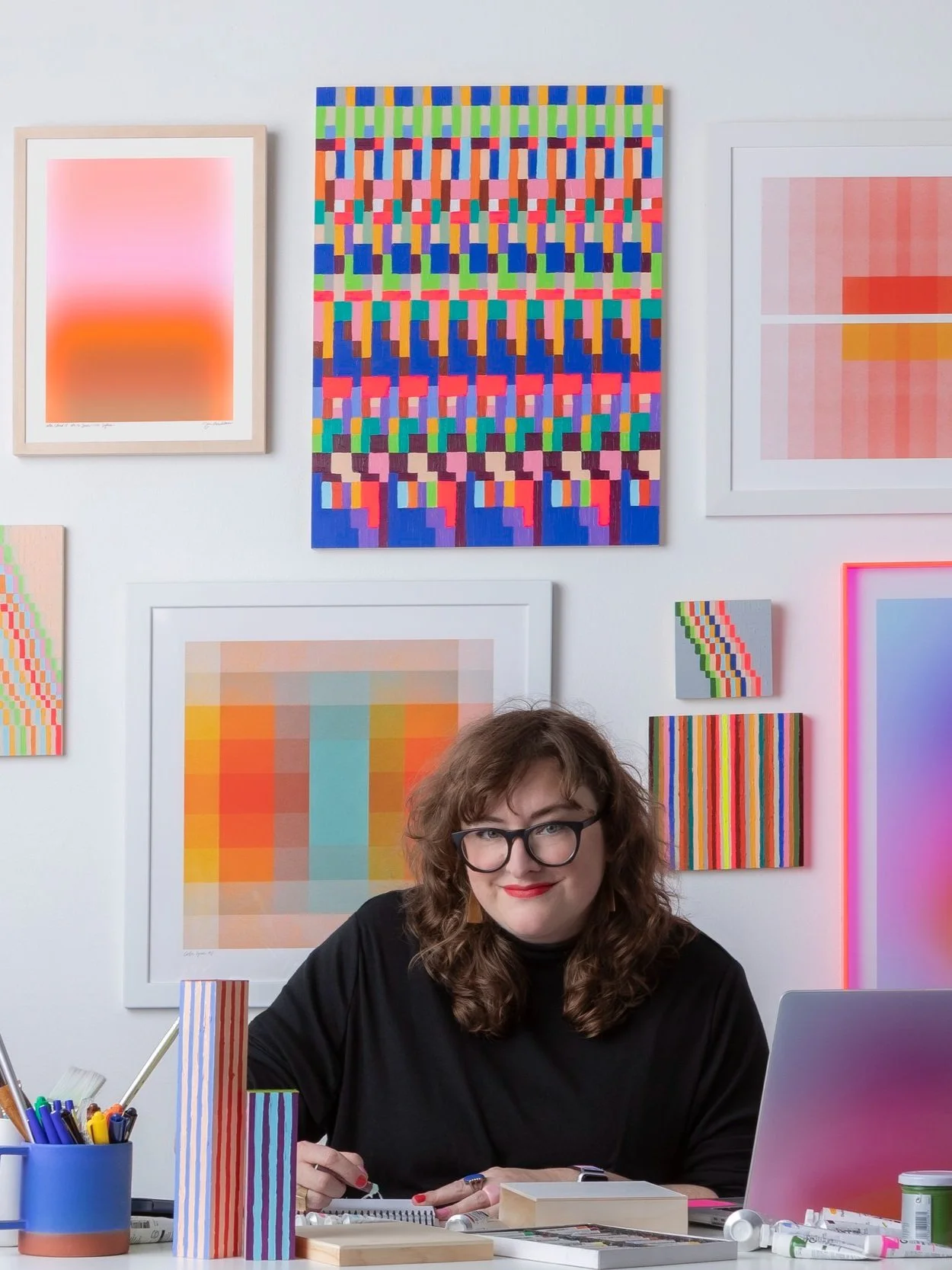 Artwork by Jessica Poundstone: Let's Think and Feel In Color!