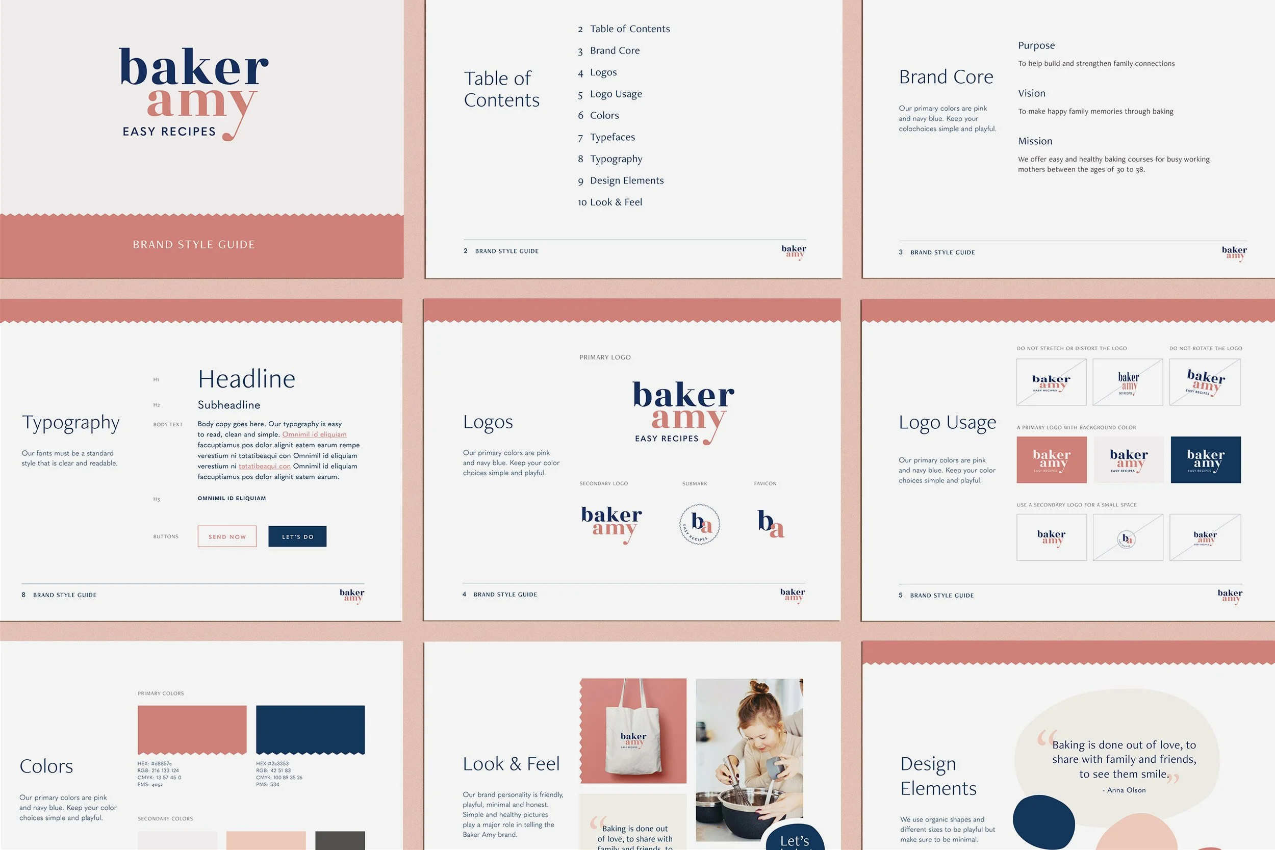 Baker Amy | Brand Design - Natsumi Nishizumi Design | Simple Branding