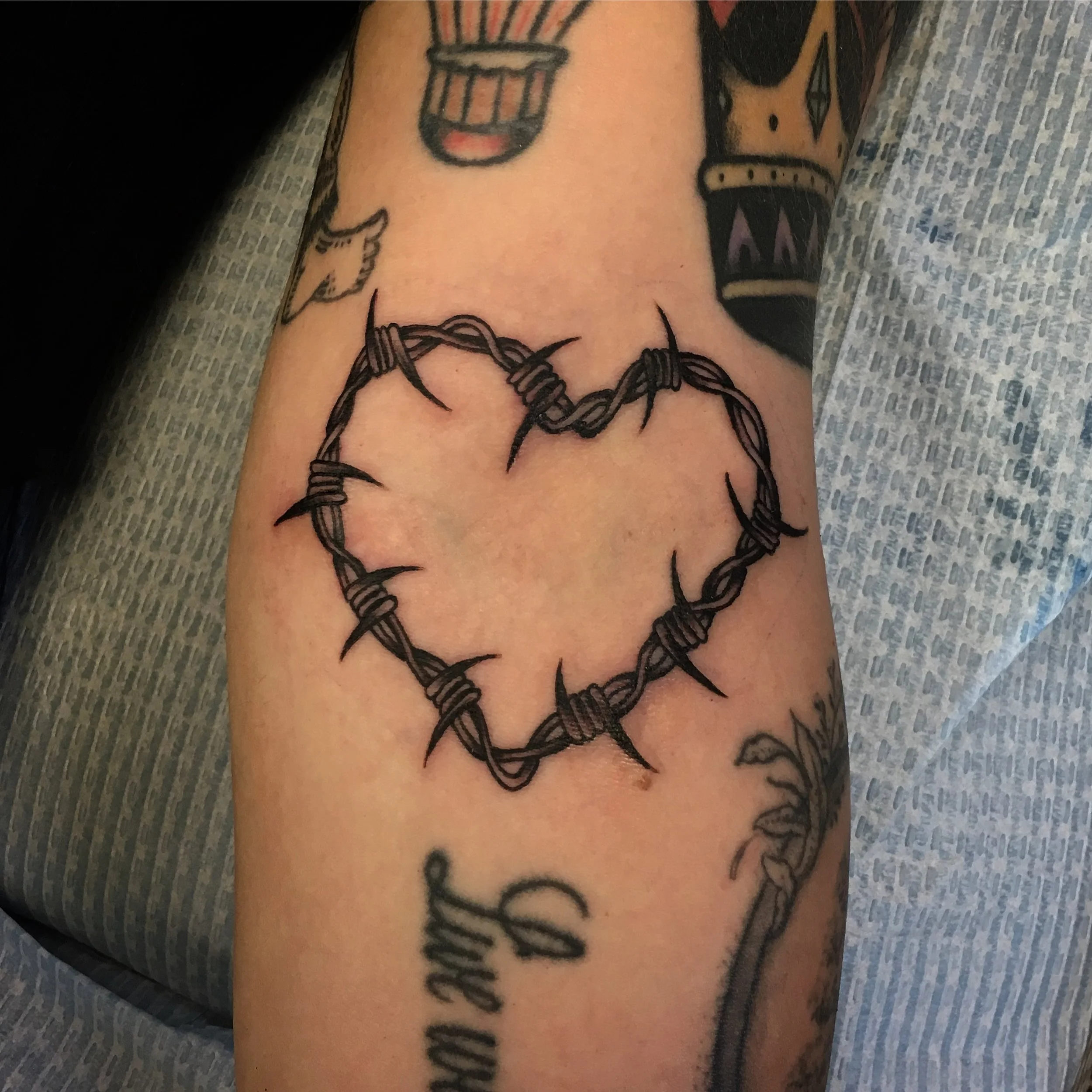 K Heart Tattoos