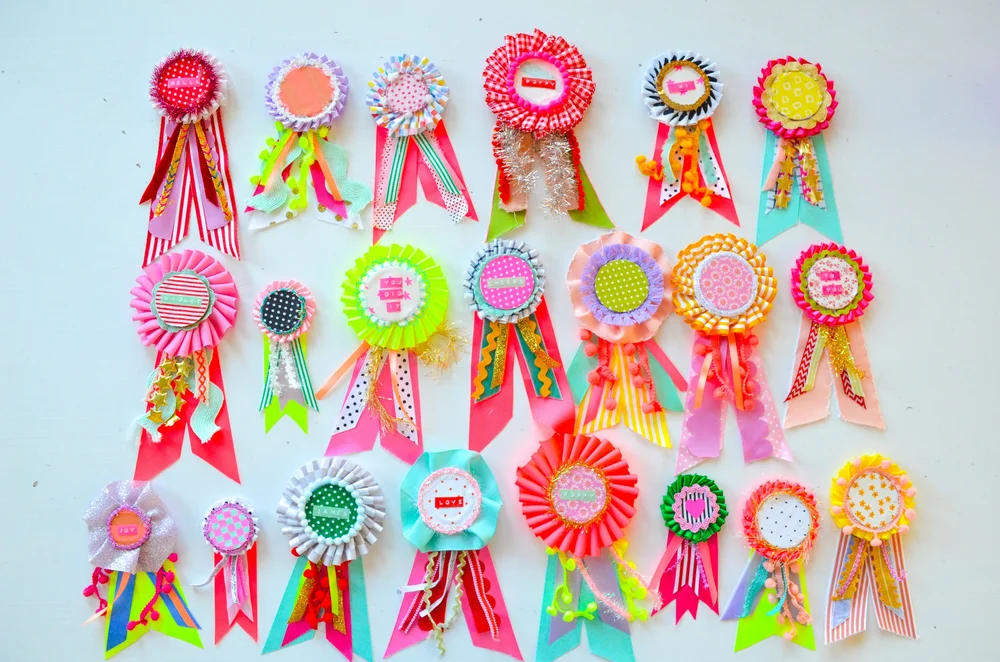 Prize Ribbons! — Apricot Polkadot