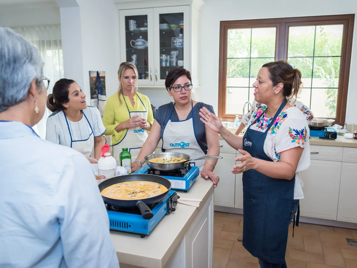 Second Cooking Class For Shell Outpost Group Dubai - By Cariema