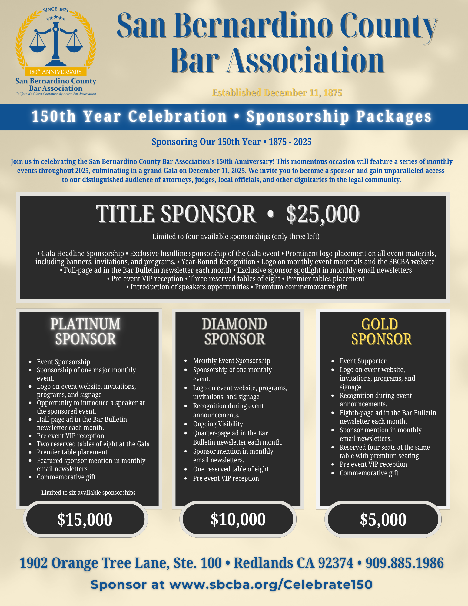 Celebrate150 — San Bernardino County Bar Association