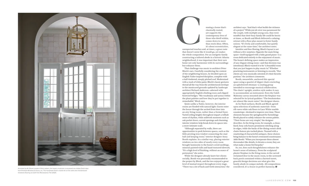 Striking a Chord Feature — Peter Block Architects