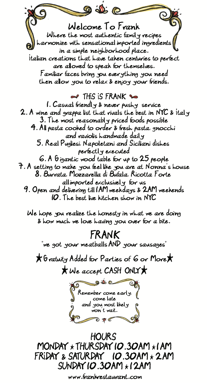 Dinner — Frank