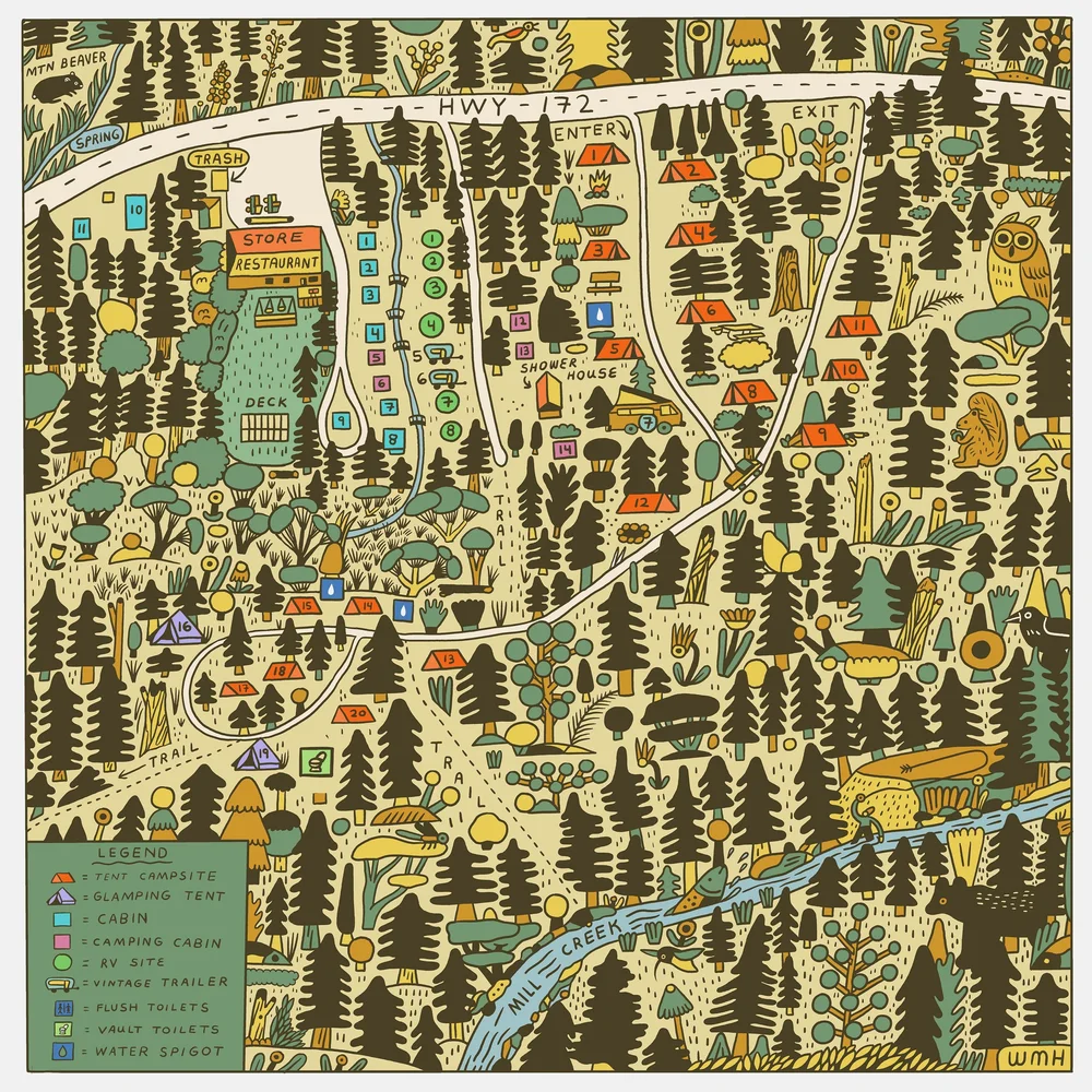 Property Map — Mill Creek Resort