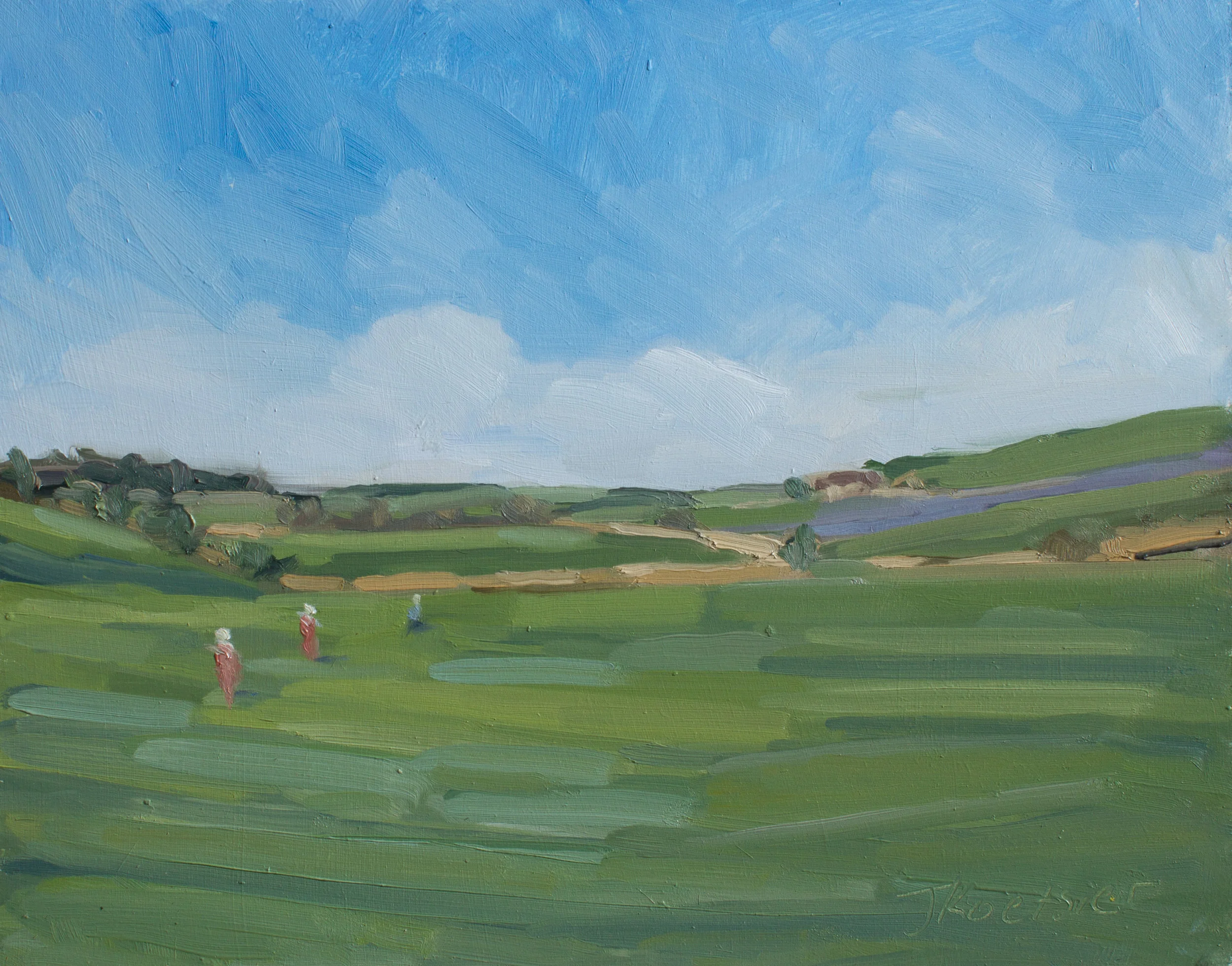 Landscape oil paintings of Scottish countryside — Jonathan Koetsier Art