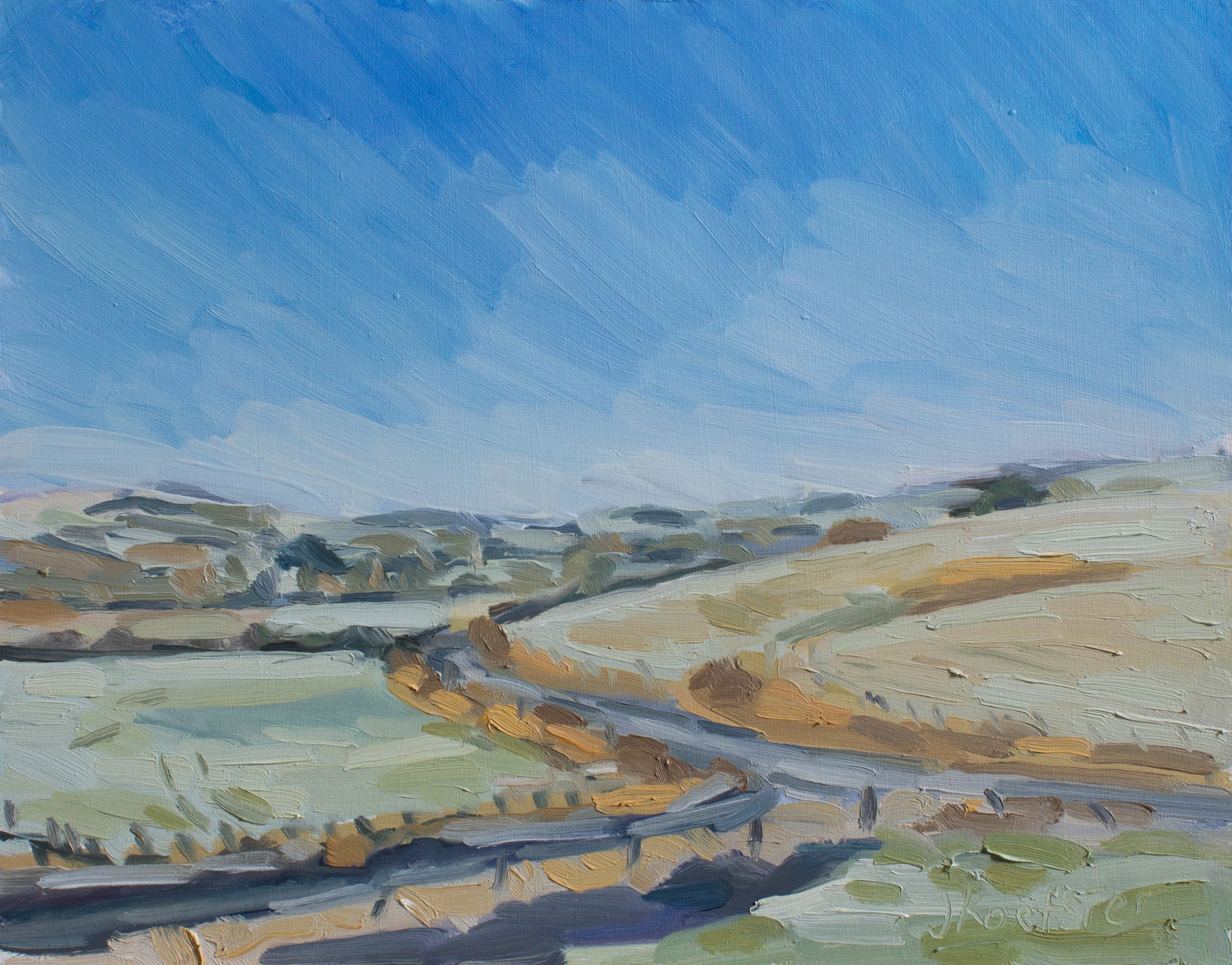 Landscape oil paintings of Scottish countryside — Jonathan Koetsier Art