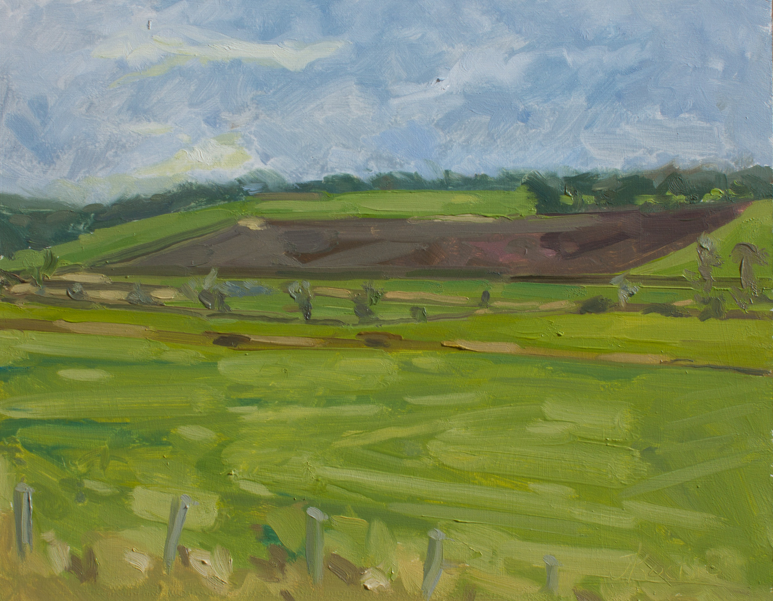 Landscape oil paintings of Scottish countryside — Jonathan Koetsier Art