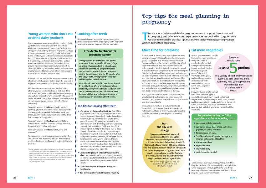 Eating well in pregnancy — First Steps Nutrition Trust