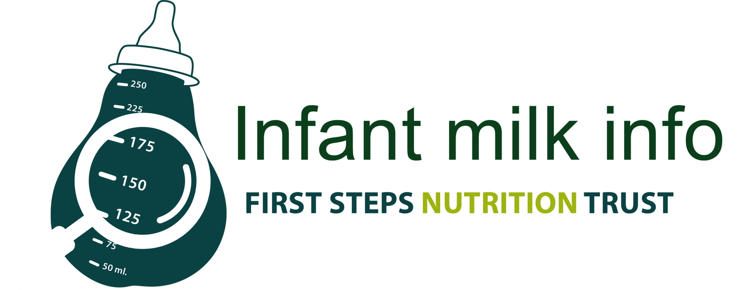 Infant milks for health workers — First Steps Nutrition Trust