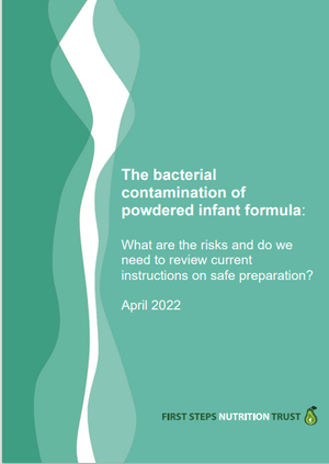 Making infant milk safely — First Steps Nutrition Trust