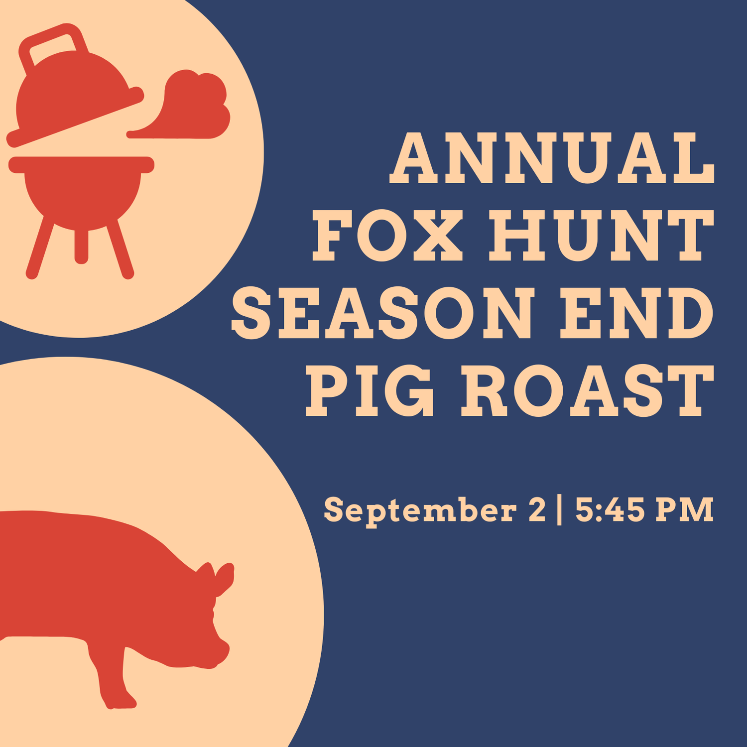 Fox Hunt Pig Roast — Fox Hunt Swim & Tennis Club