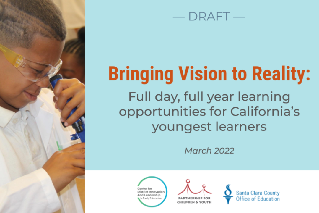 Early Learning — Partnership for Children & Youth