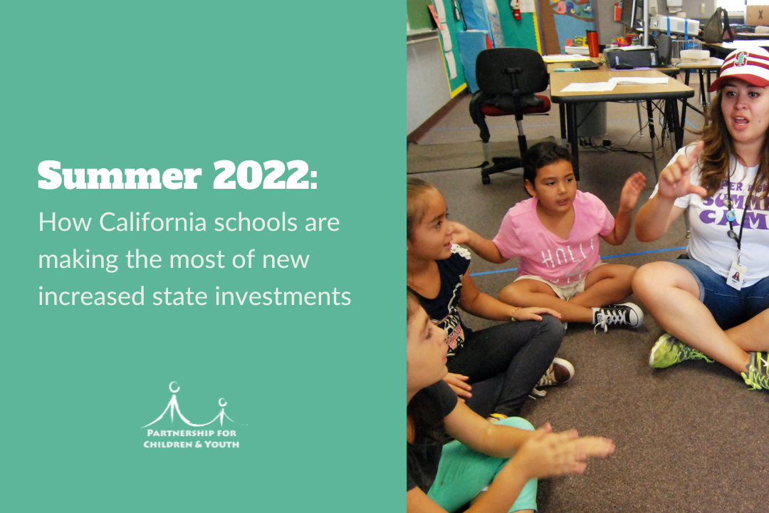 Summer Learning — Partnership for Children & Youth