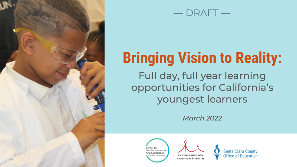 Bringing Vision to Reality — Partnership for Children & Youth