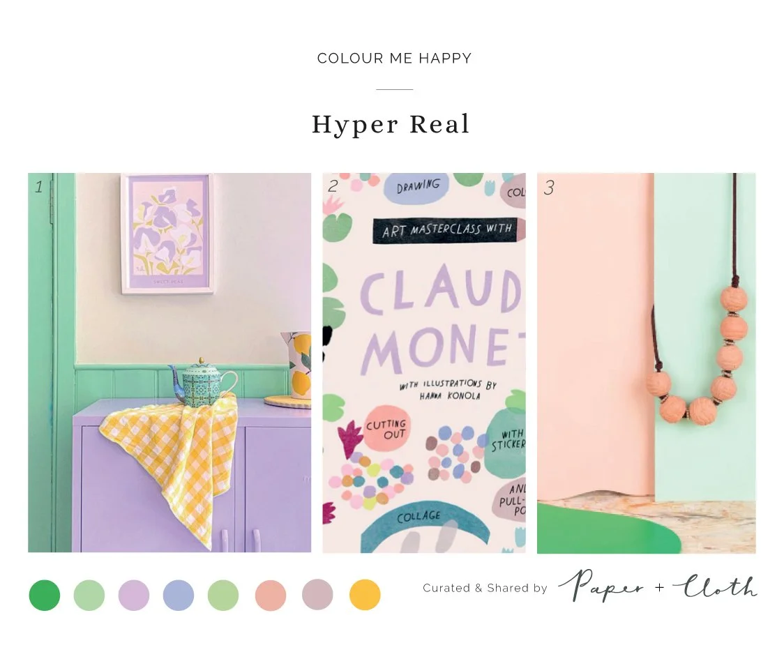 Colour Me Happy: Hyper Real — Paper & Cloth Design Studio.