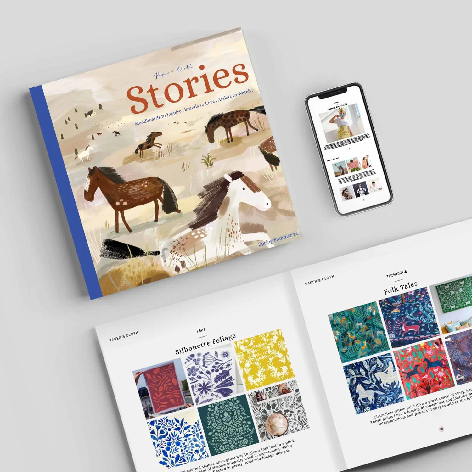 Stories Trend Publication — Paper & Cloth Design Studio.