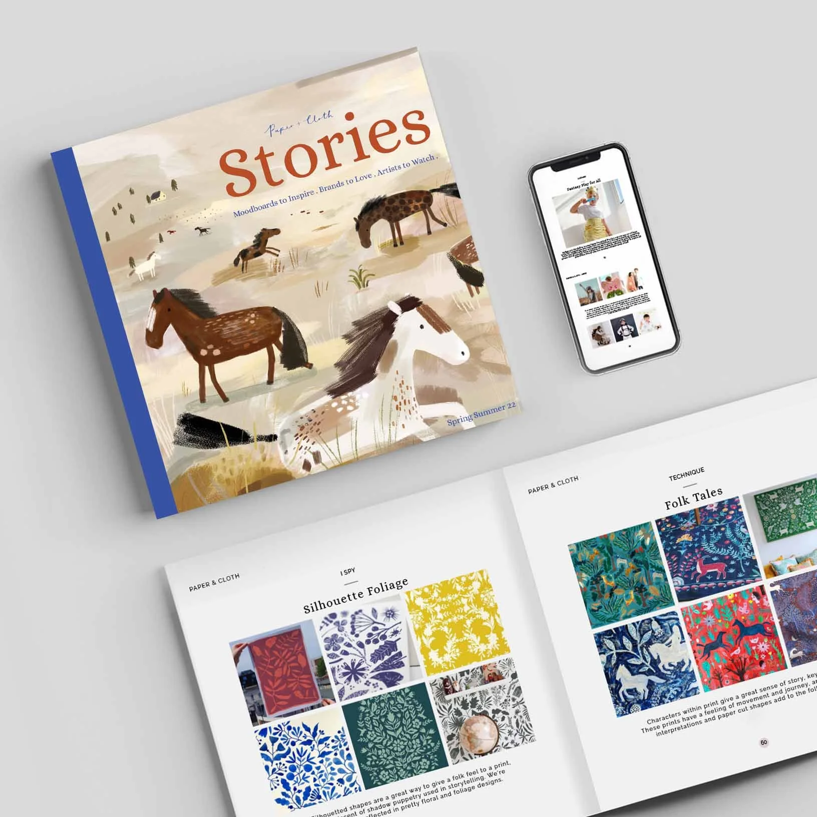 Stories Trend Publication — Paper & Cloth Design Studio.